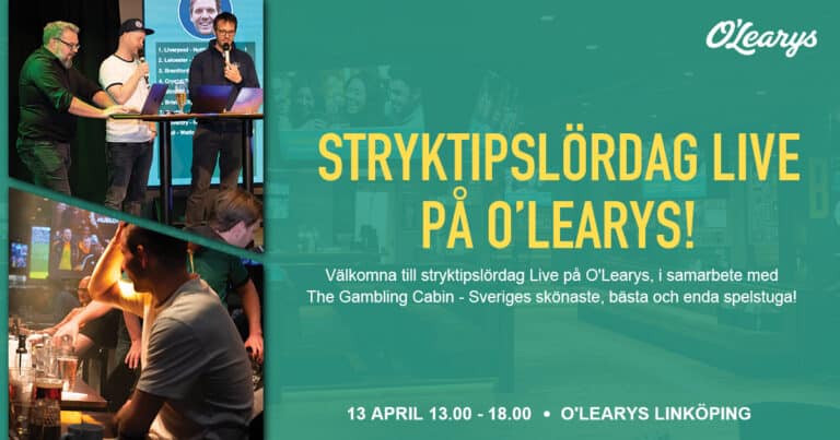 Stryktipset på O'Learys - GamblingCabin
